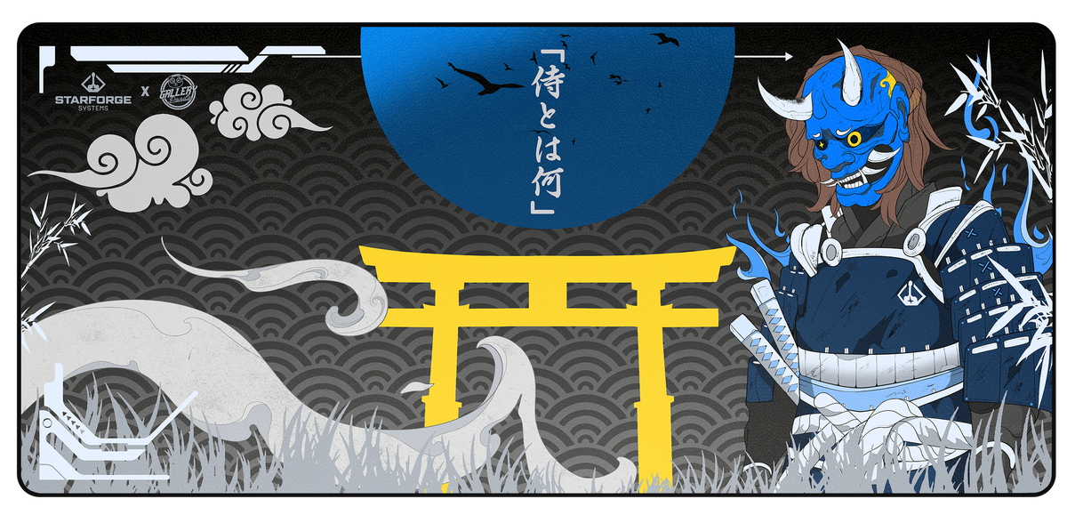 Azure Oni - Desk Mat– Starforge Systems