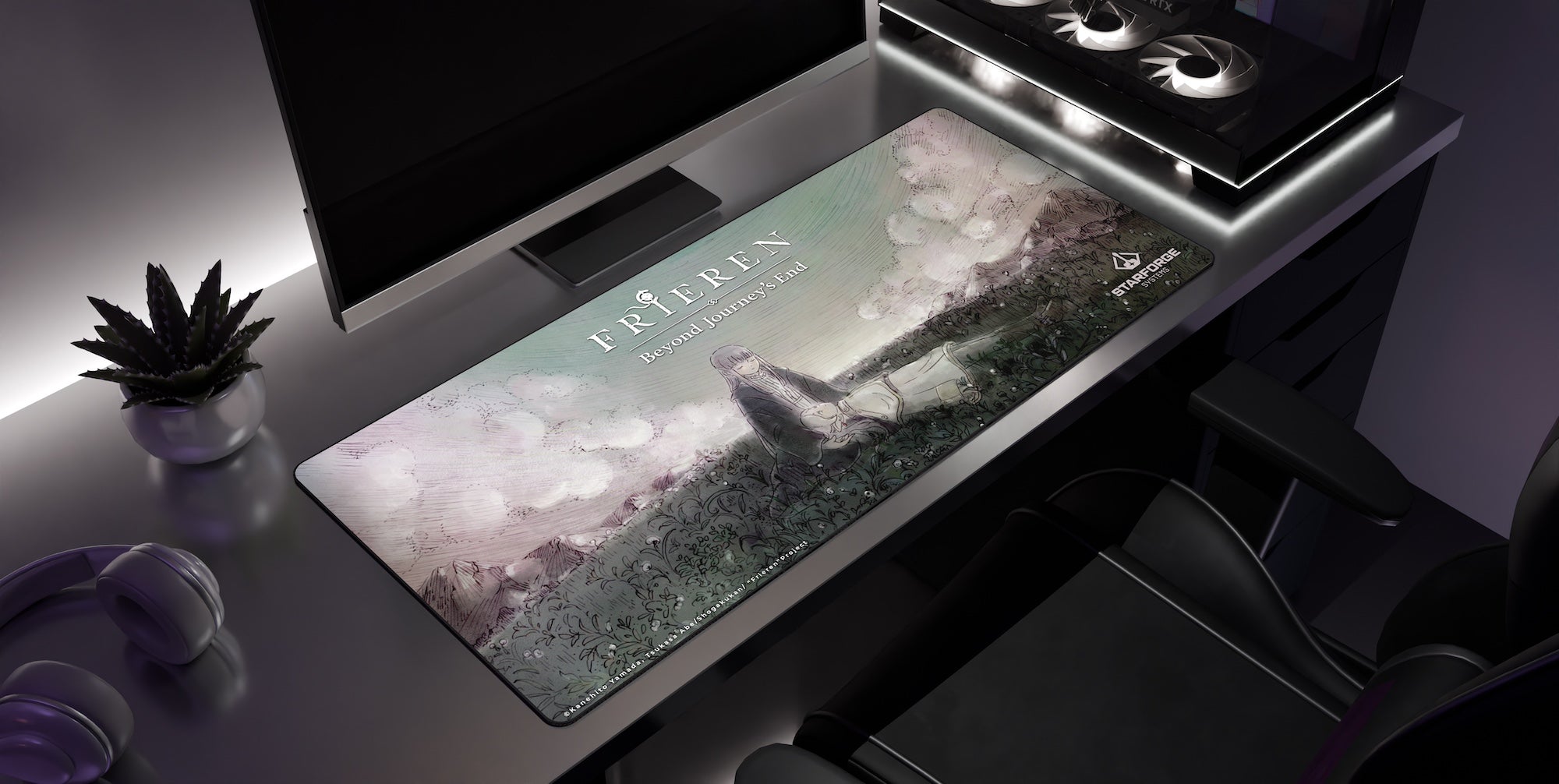 Frieren Desk Mat – Fern and Frieren | Starforge Systems