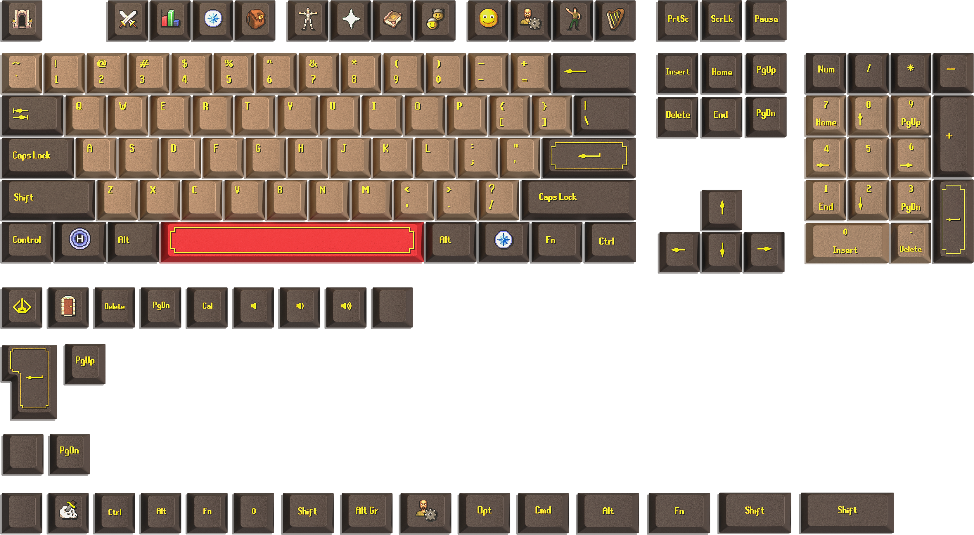 Old School RuneScape Keycap Set– Starforge Systems