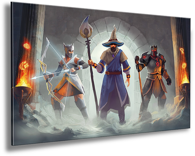 Old School RuneScape (OSRS) Wall Art – Dungeon– Starforge Systems
