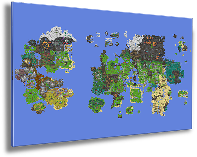 Old School RuneScape (OSRS) Wall Art – Gielinor– Starforge Systems